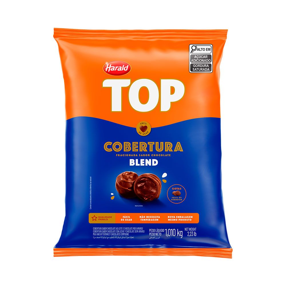 Cobertura Top Blend Gotas 1,010k HARALD