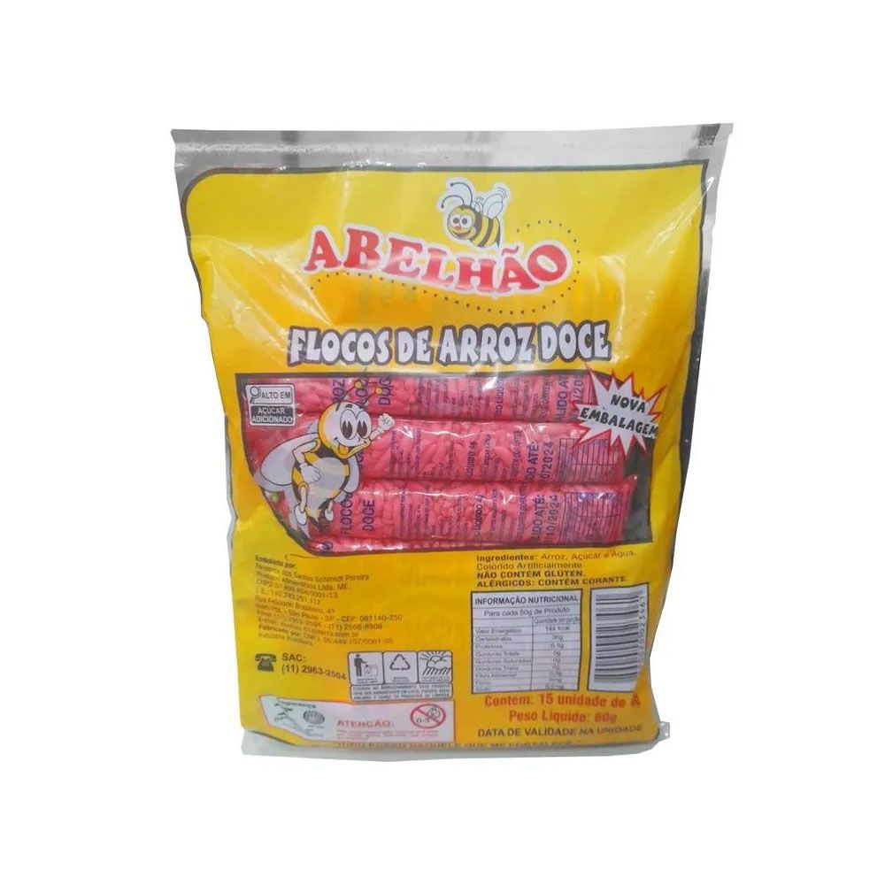 Flocos de Arroz Natural 60g ABELHÃO