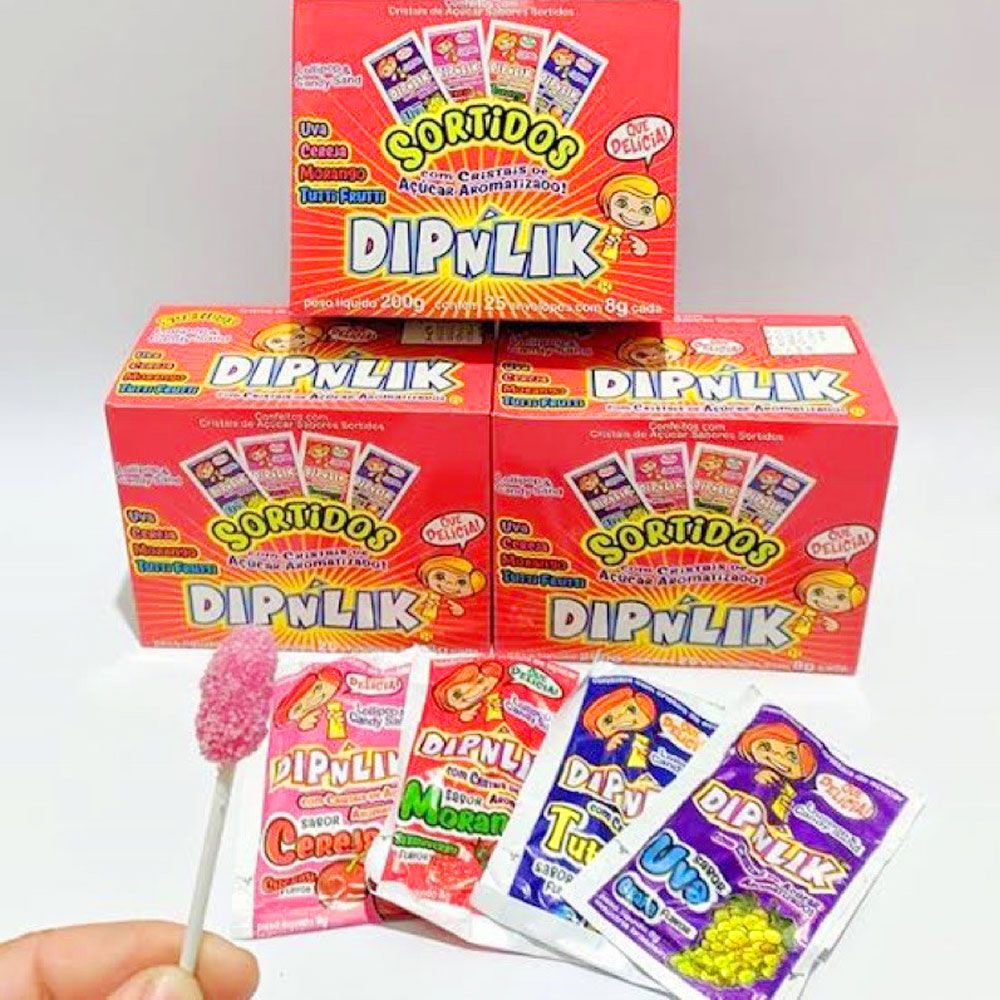 Pirulitos Dipnlik Sortidos 160g NUTRICANDY