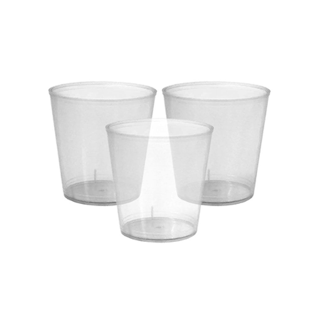 Copo Mini 25ml Cristal c/10 CLEAN WAVE