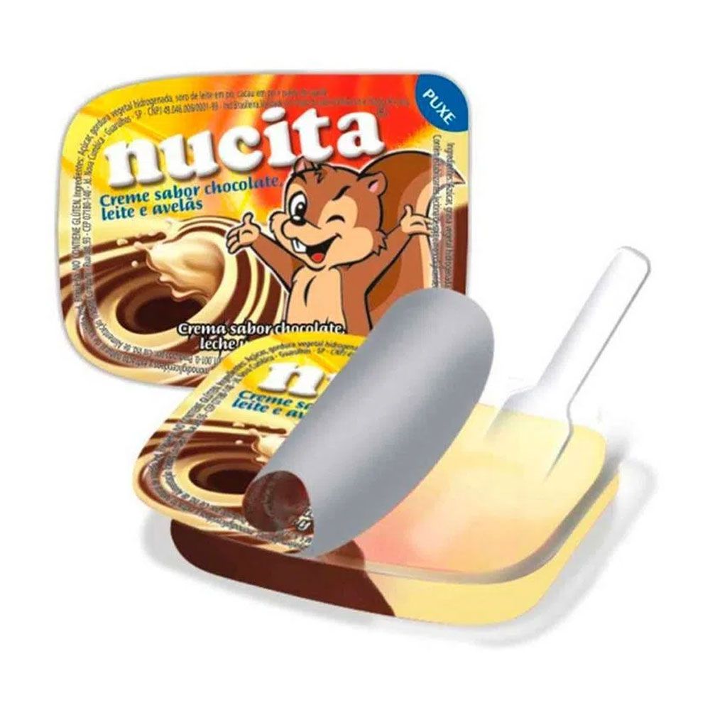 Nucita Bicolor sabor chocolate e avela 48x10G