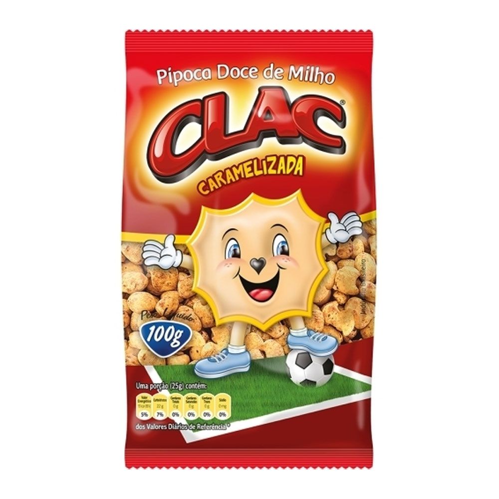 Pipoca Caramelizada 50G CLAC
