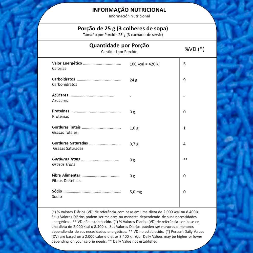 Granulado Azul Mil Cores 500g MAVALÉRIO