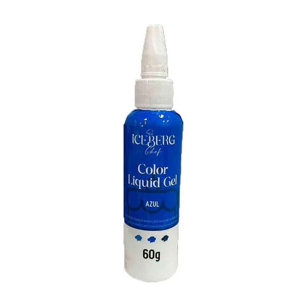 Corante Liquido Gel Azul 60g ICEBERG