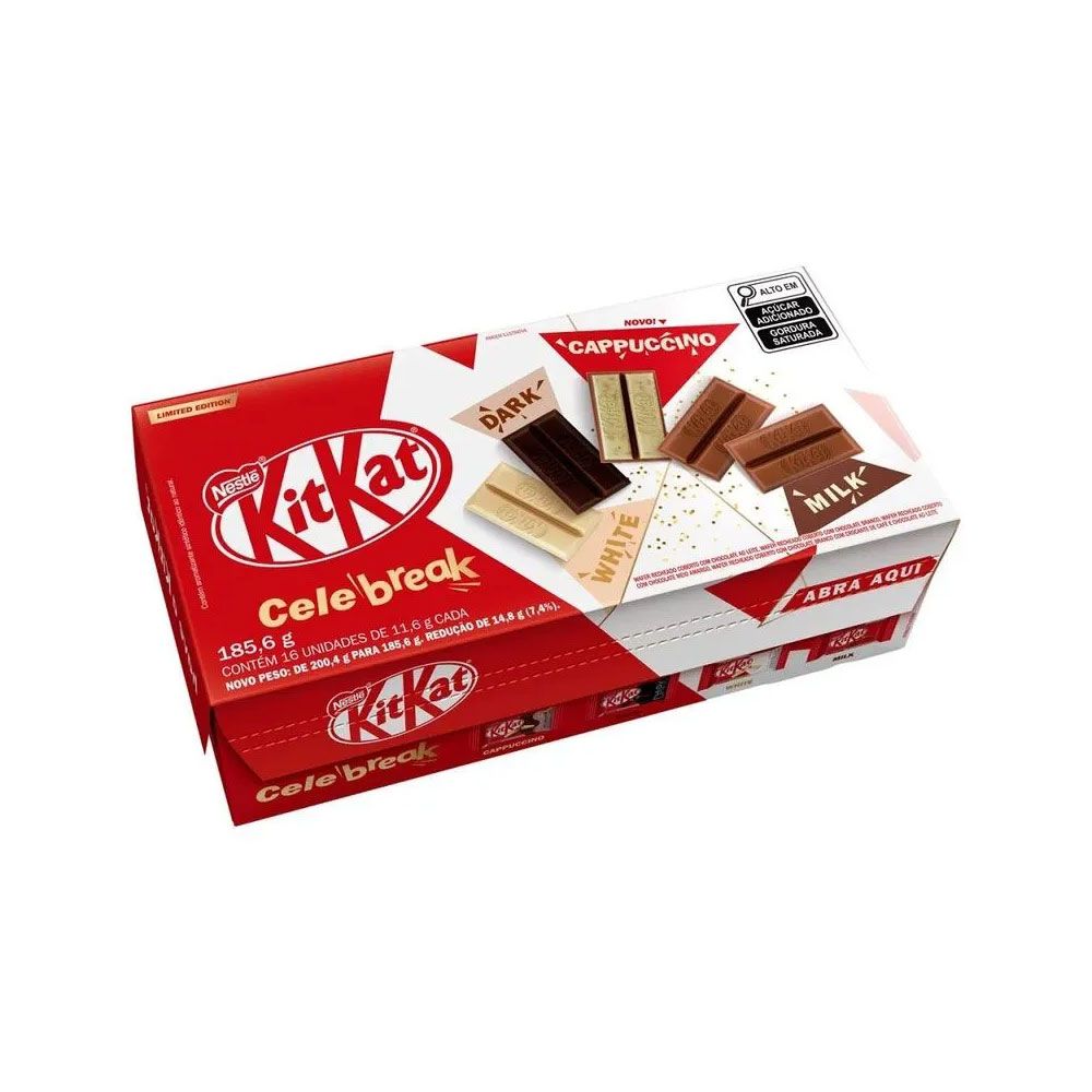 KitKat CeleBreak Caixa/185g NESTLE KitKat CeleBreak Caixa/185g NESTLE