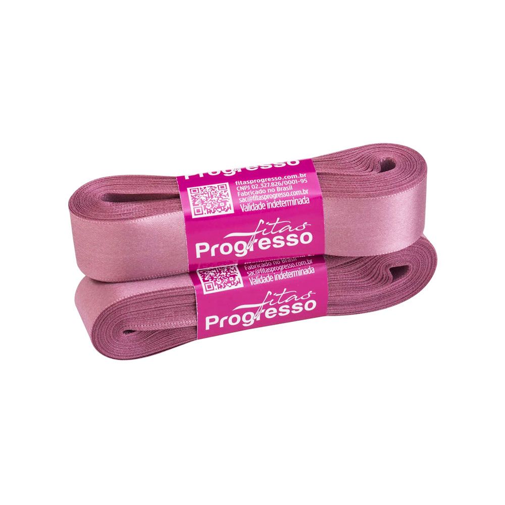 Fita de Cetim 10x22 Rosê 344 PROGRESSO