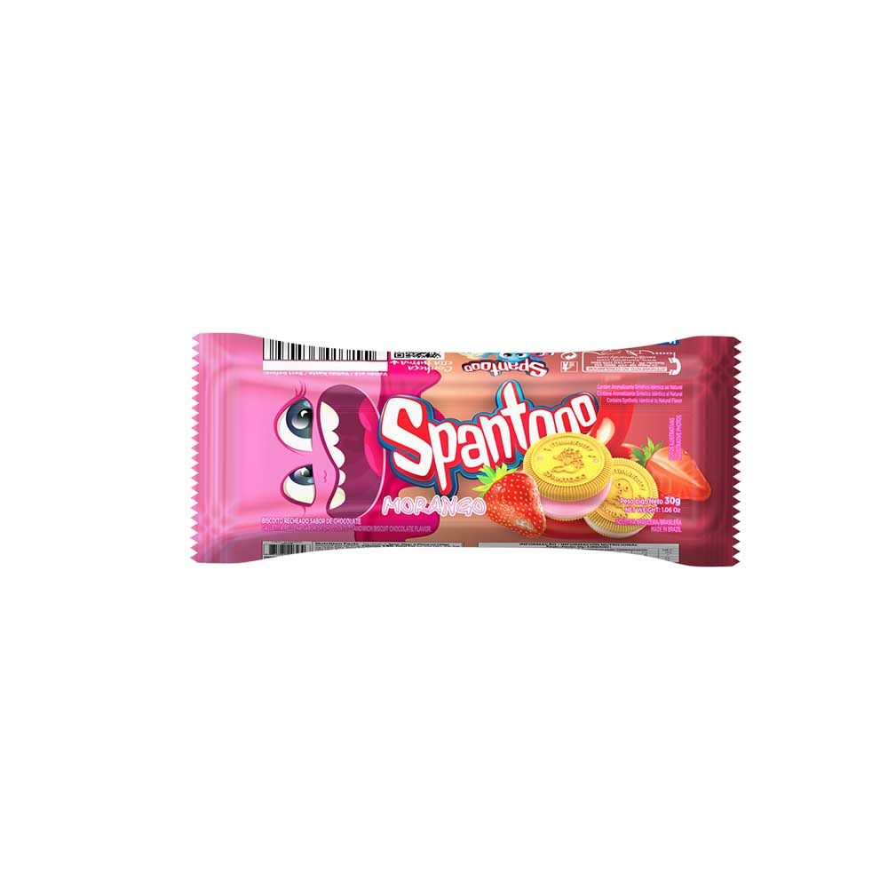 Mini Biscoito Morango Spantooo 30g ITAMARATY