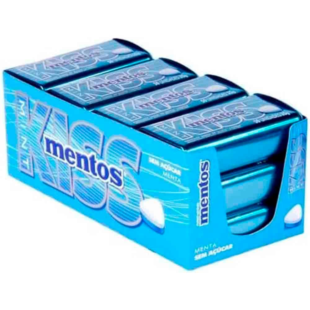 Mentos Kiss Mint Lata 12 Unidades Perfetti