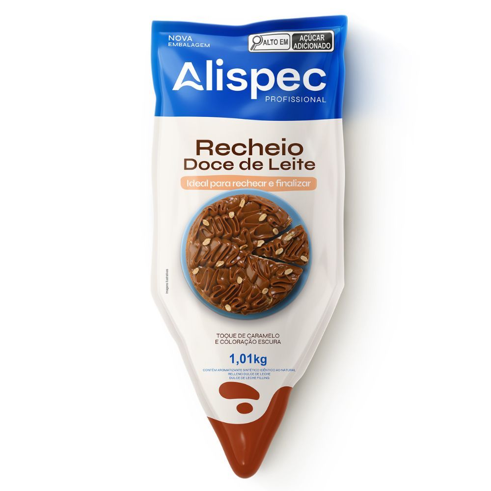Recheio Pronto Doce de Leite Cremoso 1k ALISPEC