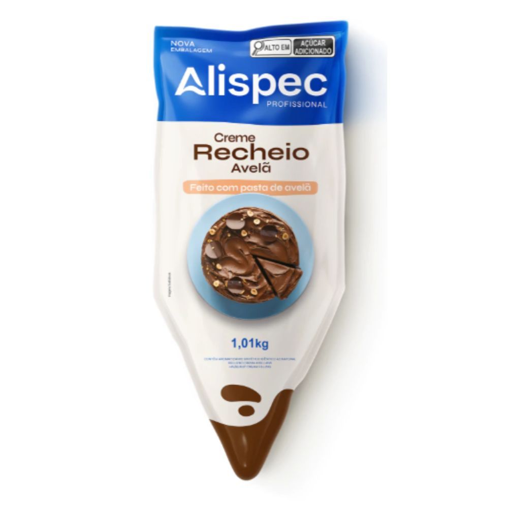 Recheio Confeitaria Creme De Avelã com Cacau 1,010k ALISPEC