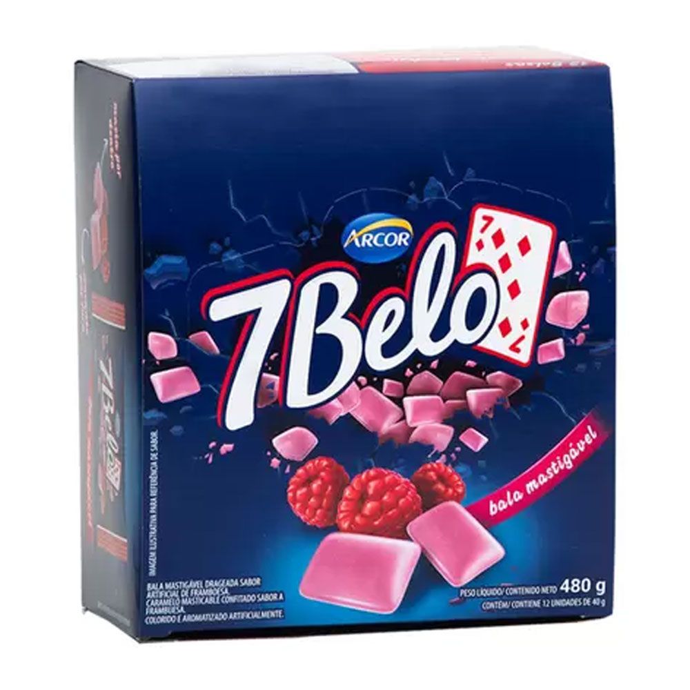 Bala 7 Belo Drageada 480G C/12 ARCOR