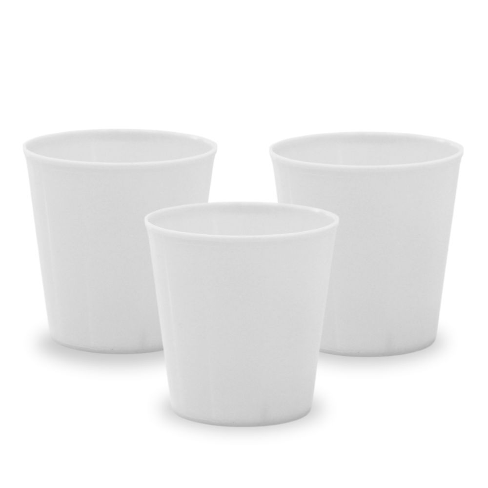 Copo Mini 25ml Branco c/10 CLEAN WAVE