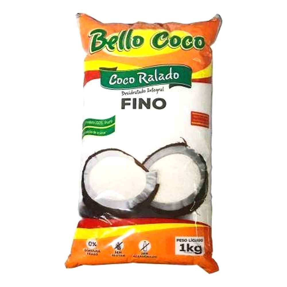 Coco Ralado Fino 1kg Bello Coco