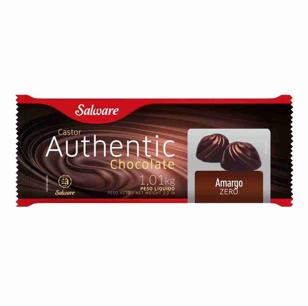 Chocolate Authentic Amargo Zero Açucar 1,01Kg SALWARE