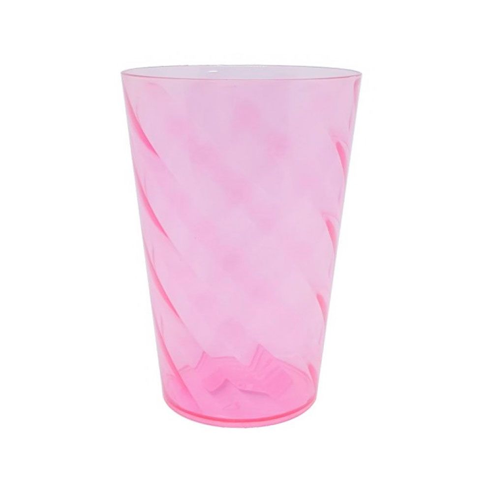 Copo Twister Cristal Rosa Bebê 400ml MAR | Lojas Funchal