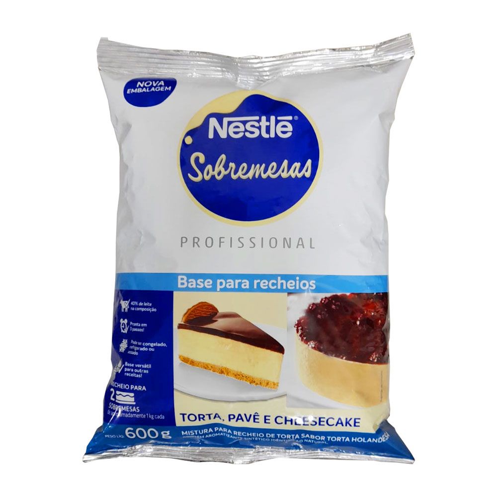 Base Profissional para Recheios Sobremesa 600g NESTLÉ