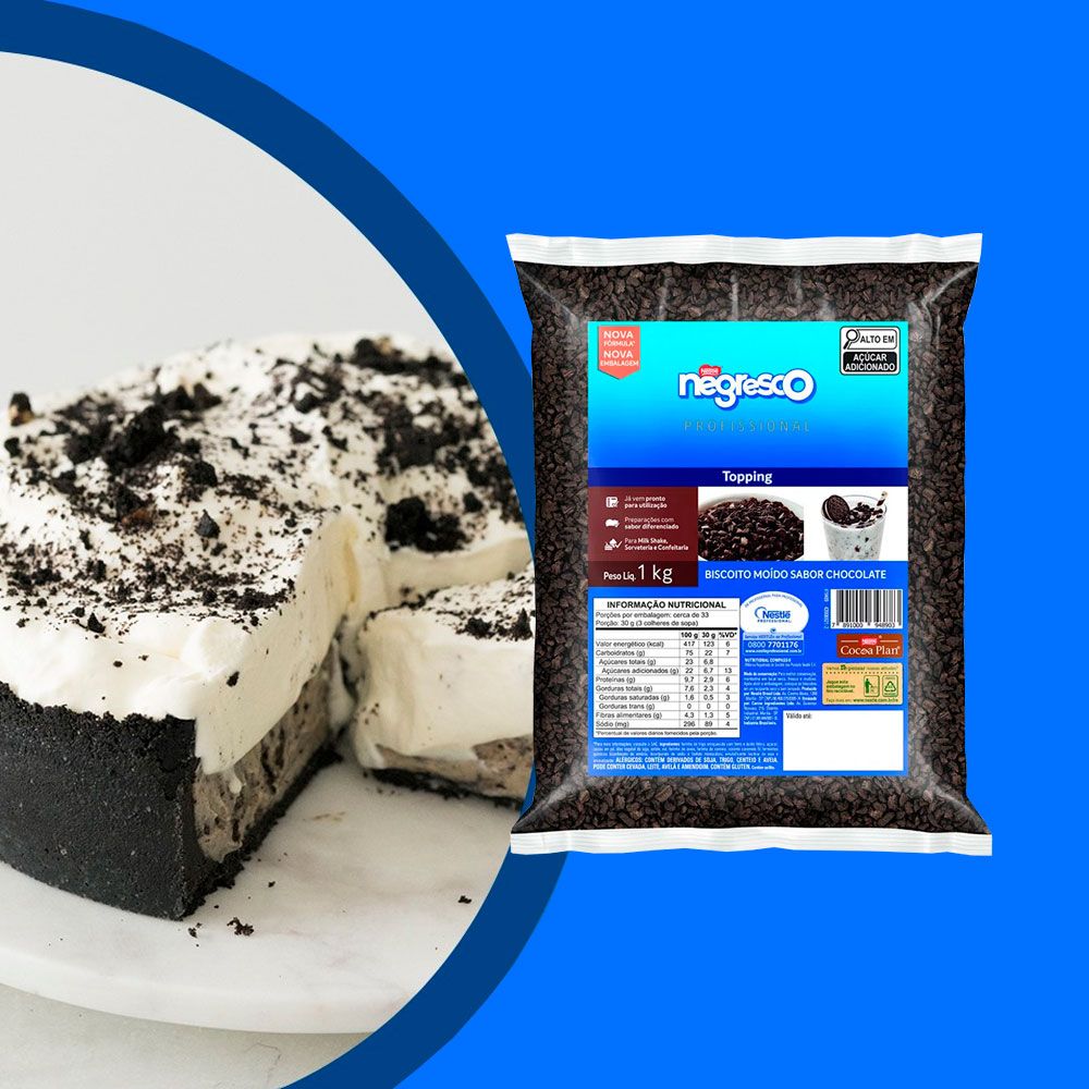 Negresco Topping Biscoito Granulado 1k NESTLÉ