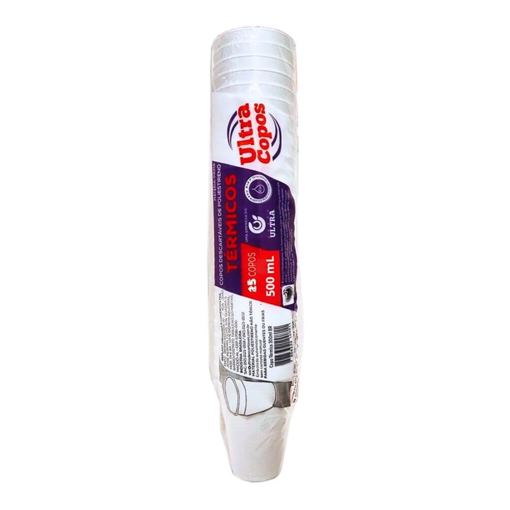 Copo Térmico 500ml c/15 ULTRACOPOS | Lojas Funchal