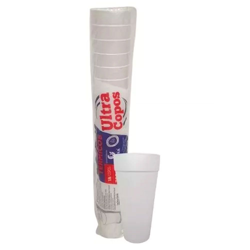 Copo Térmico Isopor 700ml c/18 ULTRACOPOS | Lojas Funchal