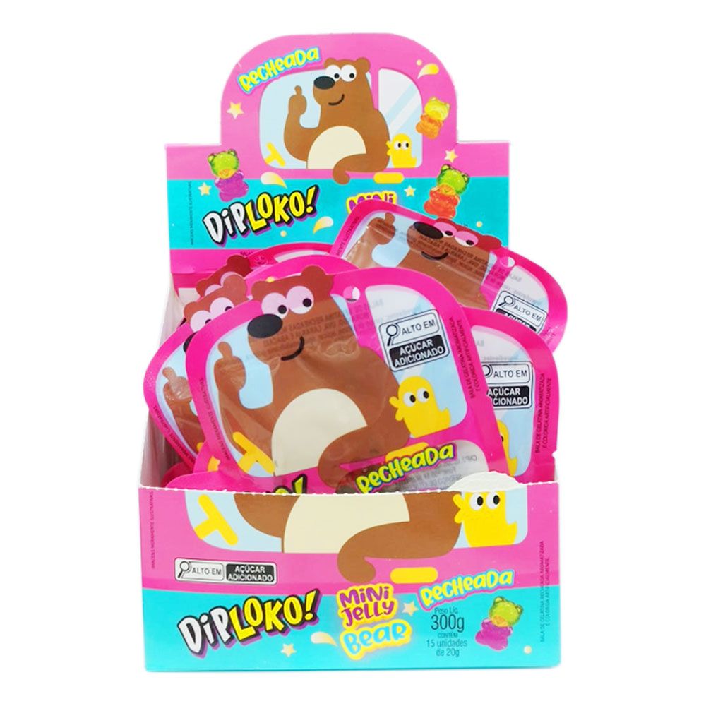 Dip Loko Mini Jelly Bear 300g c/15 DANILLA | Lojas Funchal