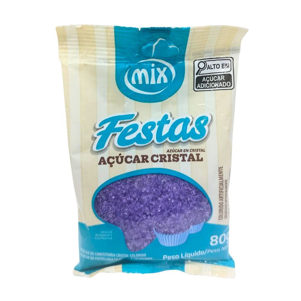 Açúcar Cristal Roxo 80g MIX