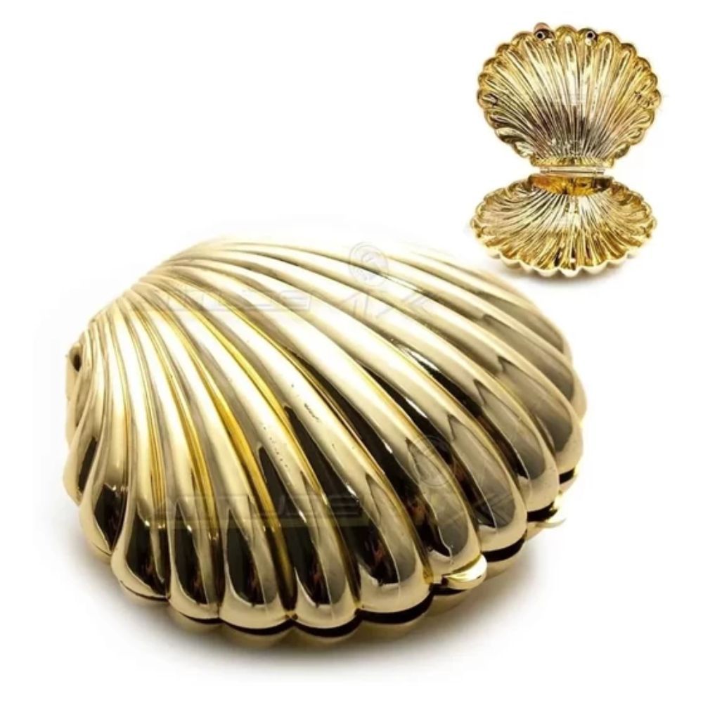 Concha Decor Dourada MIRANDINHA