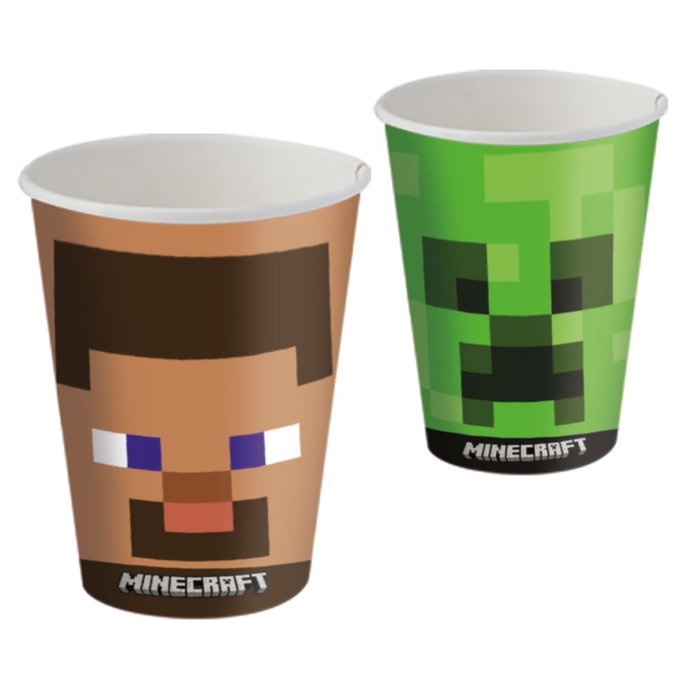 Copo Minecraft 200ml - c/8 FESTCOLOR | Lojas Funchal