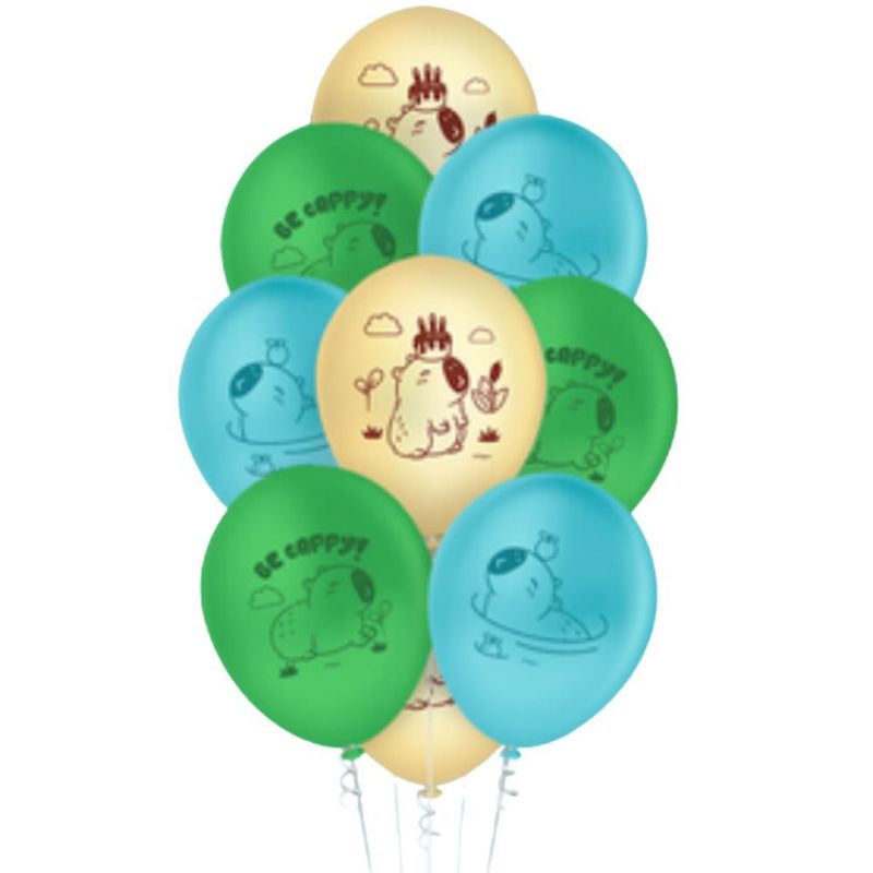 Balão 9" Látex Capivara c/25 REGINA