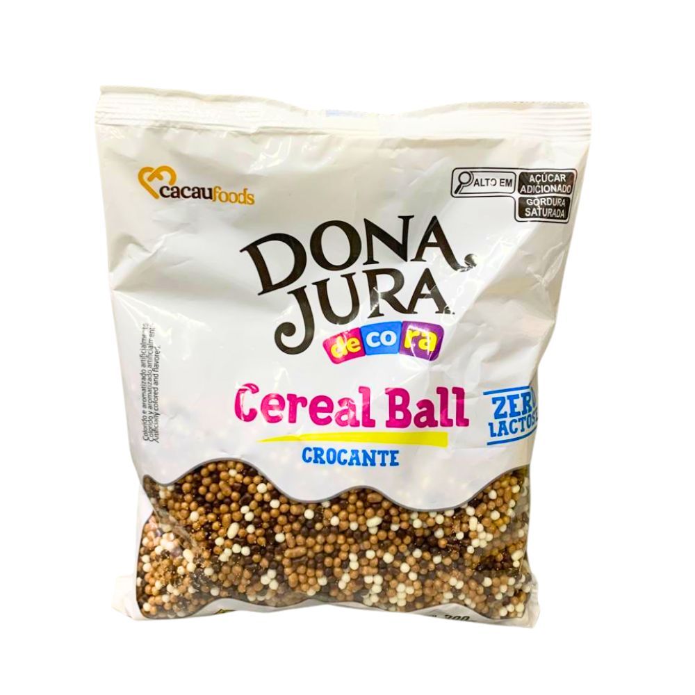 Micro Cereal Ball Crocante 3 Cores 300g DONA JURA