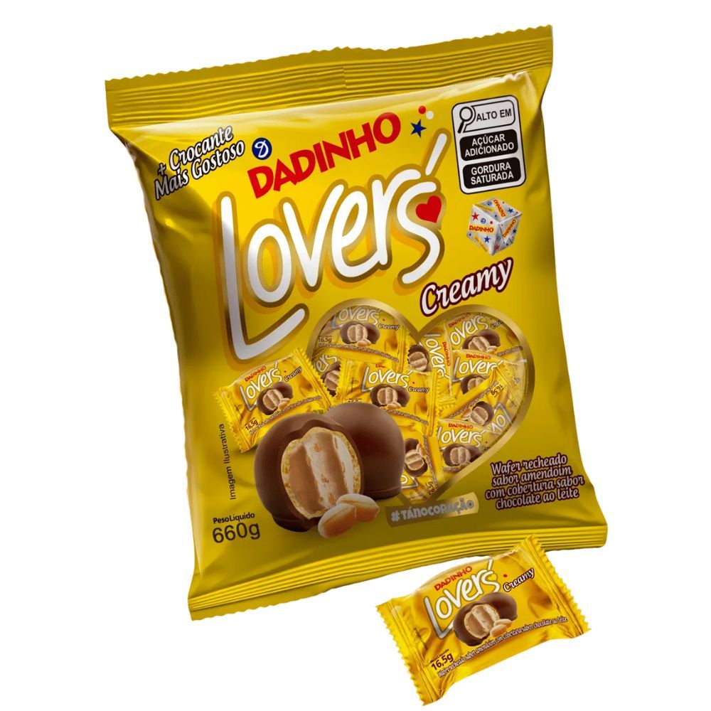 Bombons Dadinho Lovers Creamy 660g DIZIOLI | Lojas Funchal